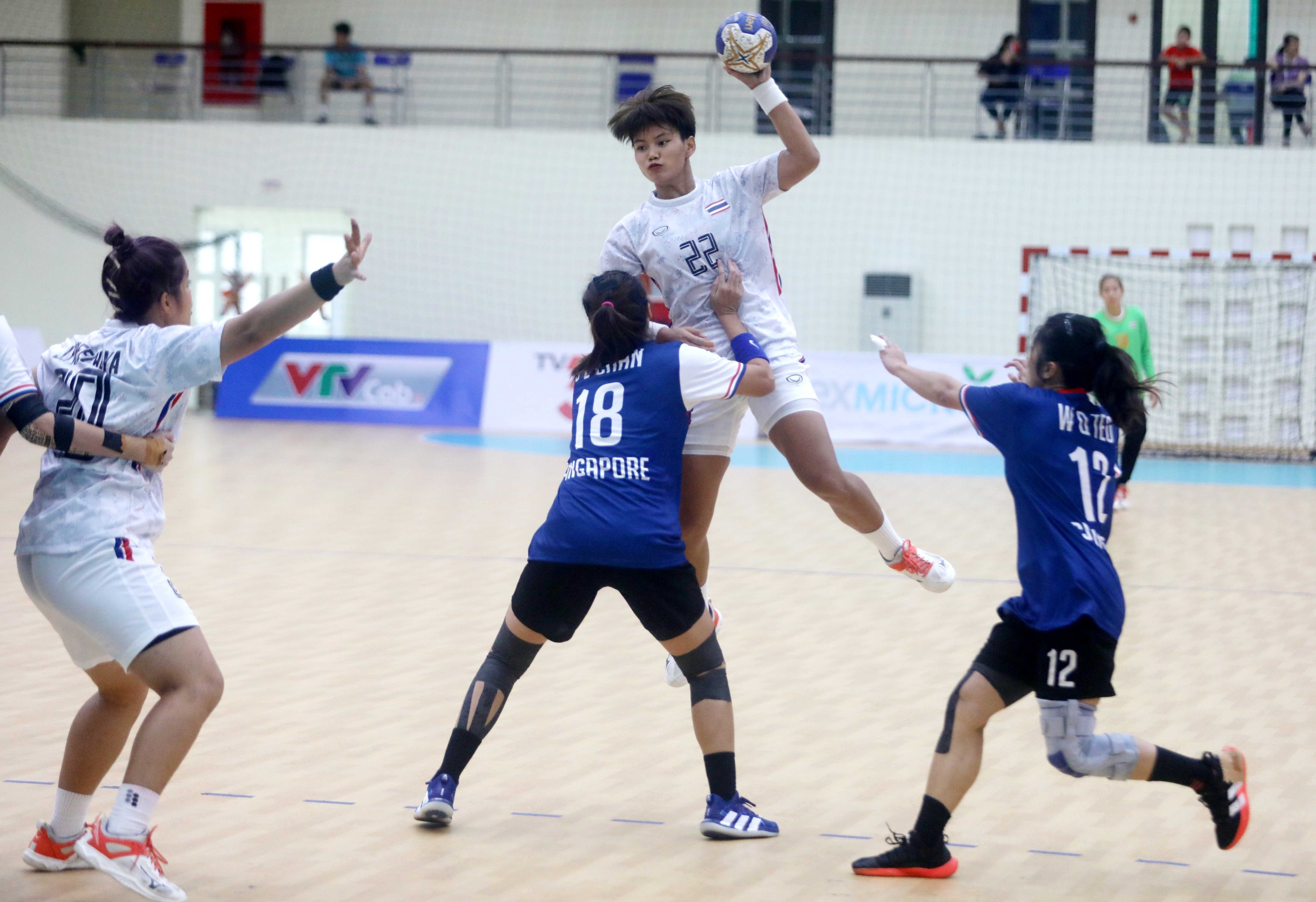 SEA Games 31: Thailand beats Singapore 36-14 in indoor handball - Photos